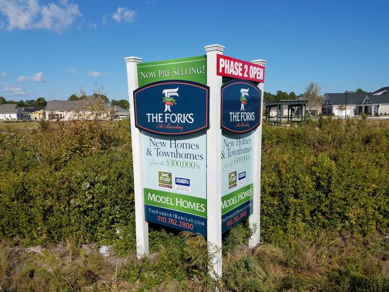 Real Estate Development Signs Wilmington NC